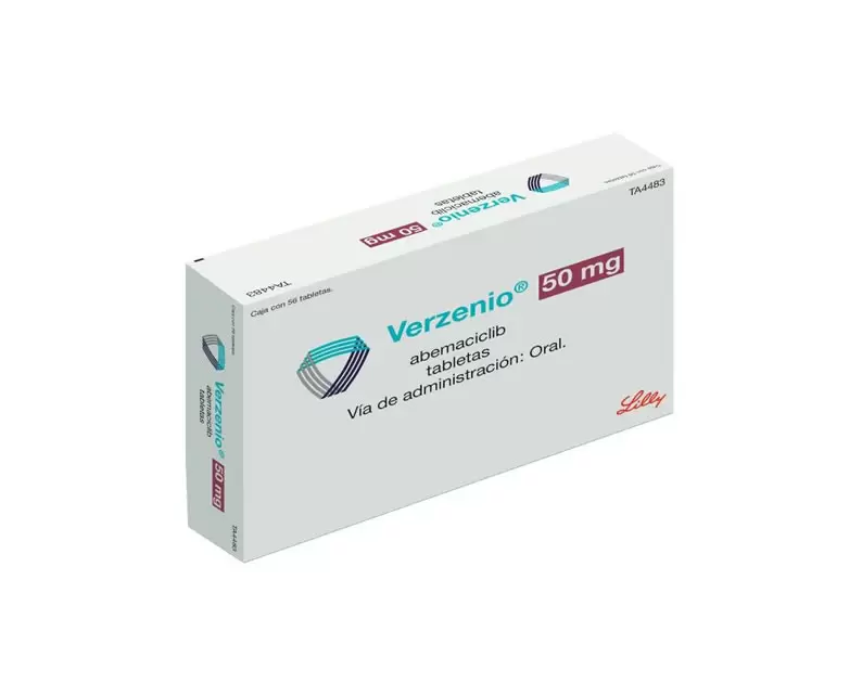 ABEMACICLIB. TABLETA Cada tableta contiene Abemaciclib 50 mg Envase con ...